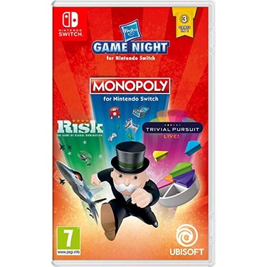 2.EL NİNTENDO HASBRO GAME NİGHT SWİTCH OYUN MONOPOL... - Ucuzbudur