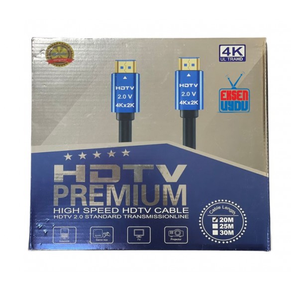 4K HDMI KABLO 20 METRE - Ucuzbudur