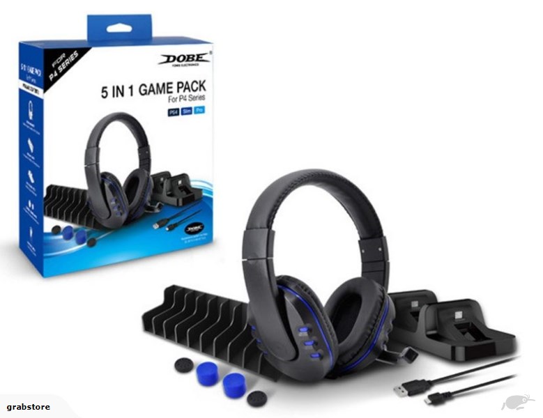 DOBE PS4 5 IN 1 GAME PACK SET - Ucuzbudur