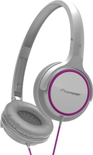 PİONEER SE-MJ512-PW KULAKÜSTÜ KULAKLIK BEYAZ PEMBE - Ucuzbudur