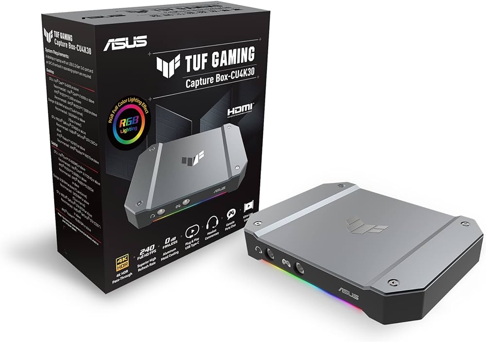 ASUS TUF GAMİNG CAPTURE BOX-CU4K30 CAPTURE KART - Ucuzbudur