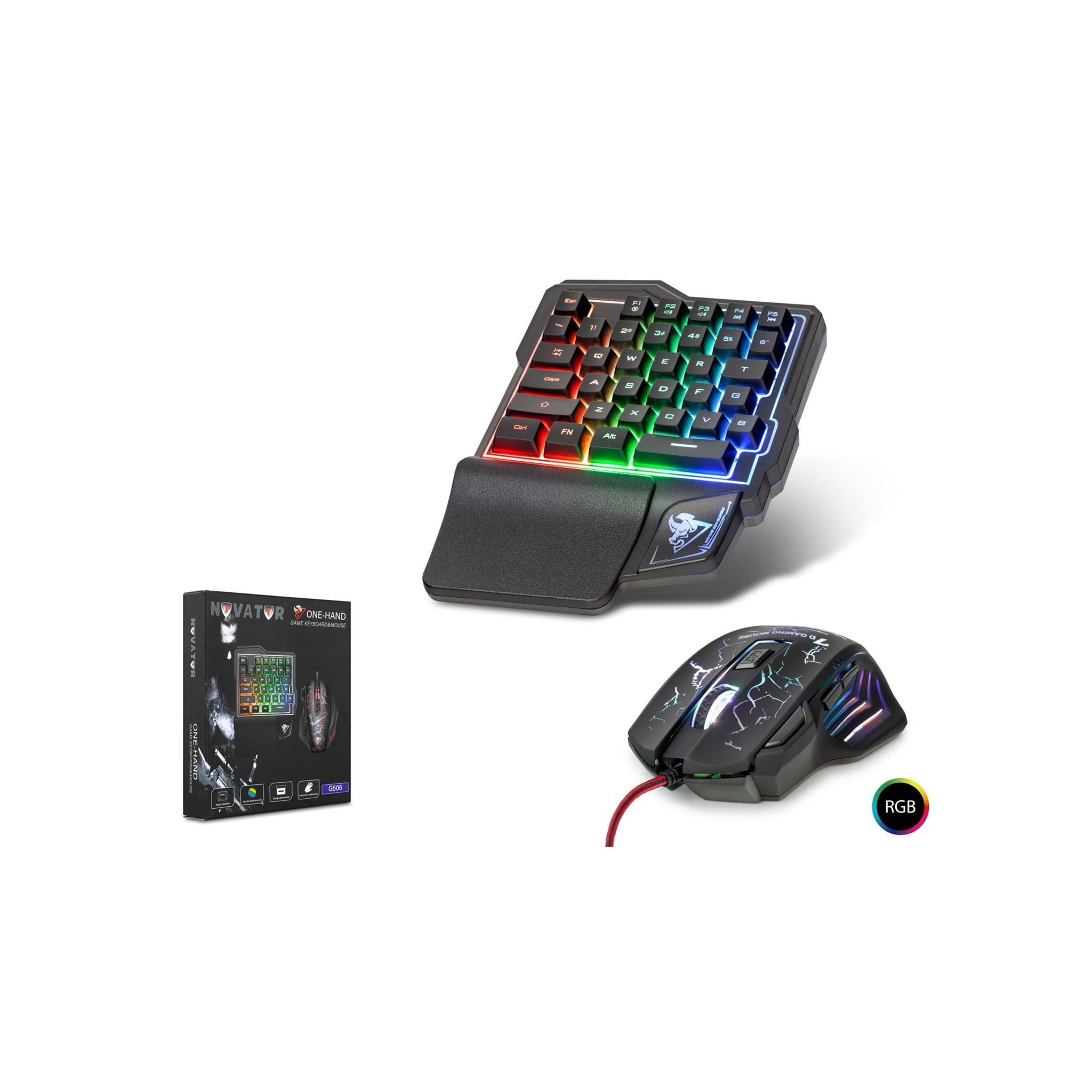 HADRON G506 OYUN KLAVYE & MOUSE SET LEDLİ Q - Ucuzbudur