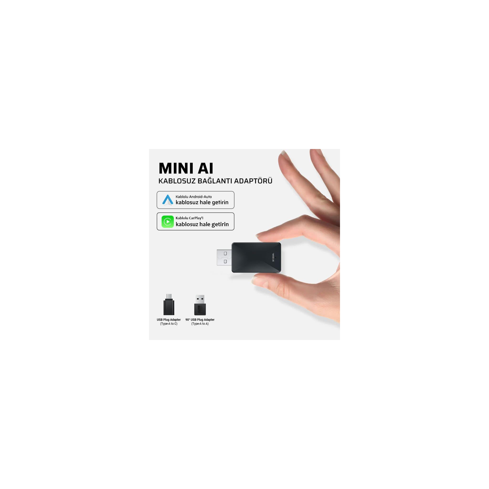 MINI AL KABLOSUZ CARPLAY ANDROİDAUTO OTOMATİK BAĞLA... - Ucuzbudur