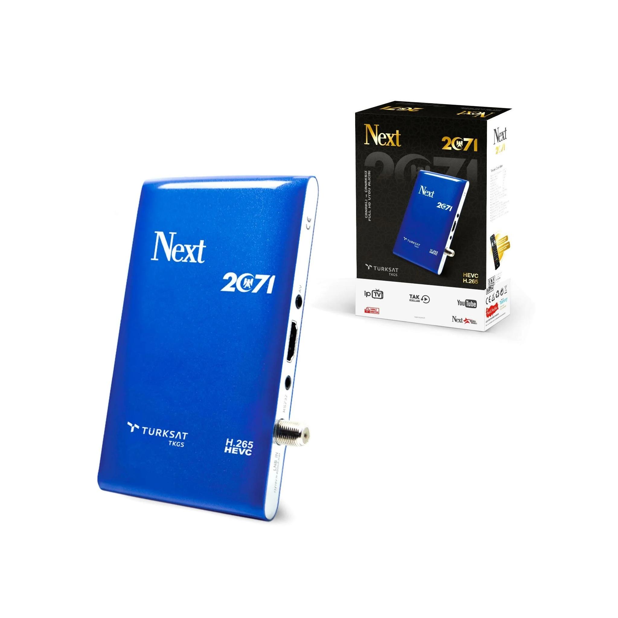NEXT 2071 HD UYDU ALICISI I P TV HEVC H265 FULL HD - Ucuzbudur